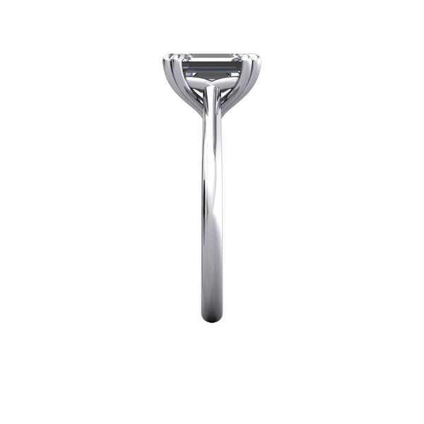 Serena Double Prong Solitaire Engagement Ring (setting only) - Soha ...