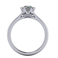 Crown Solitaire Engagement Ring (setting only) - Soha Diamond Co.™