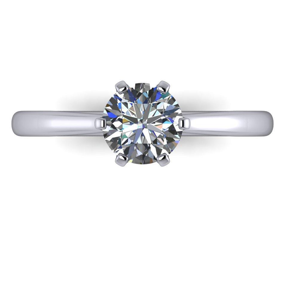 Crown Solitaire Engagement Ring (setting only) - Soha Diamond Co.™