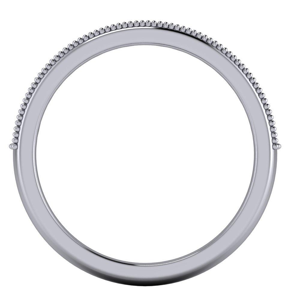 Milgrain Beaded Diamond Wedding Band - Soha Diamond Co.™